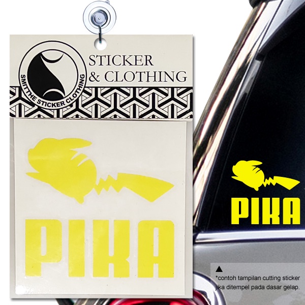 Jual Stiker PIKA Jump pikachu Cutting Sticker | Shopee Indonesia