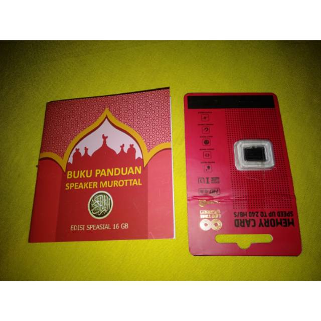 Jual Chip speaker quran 16 gb + buku panduan | Shopee Indonesia