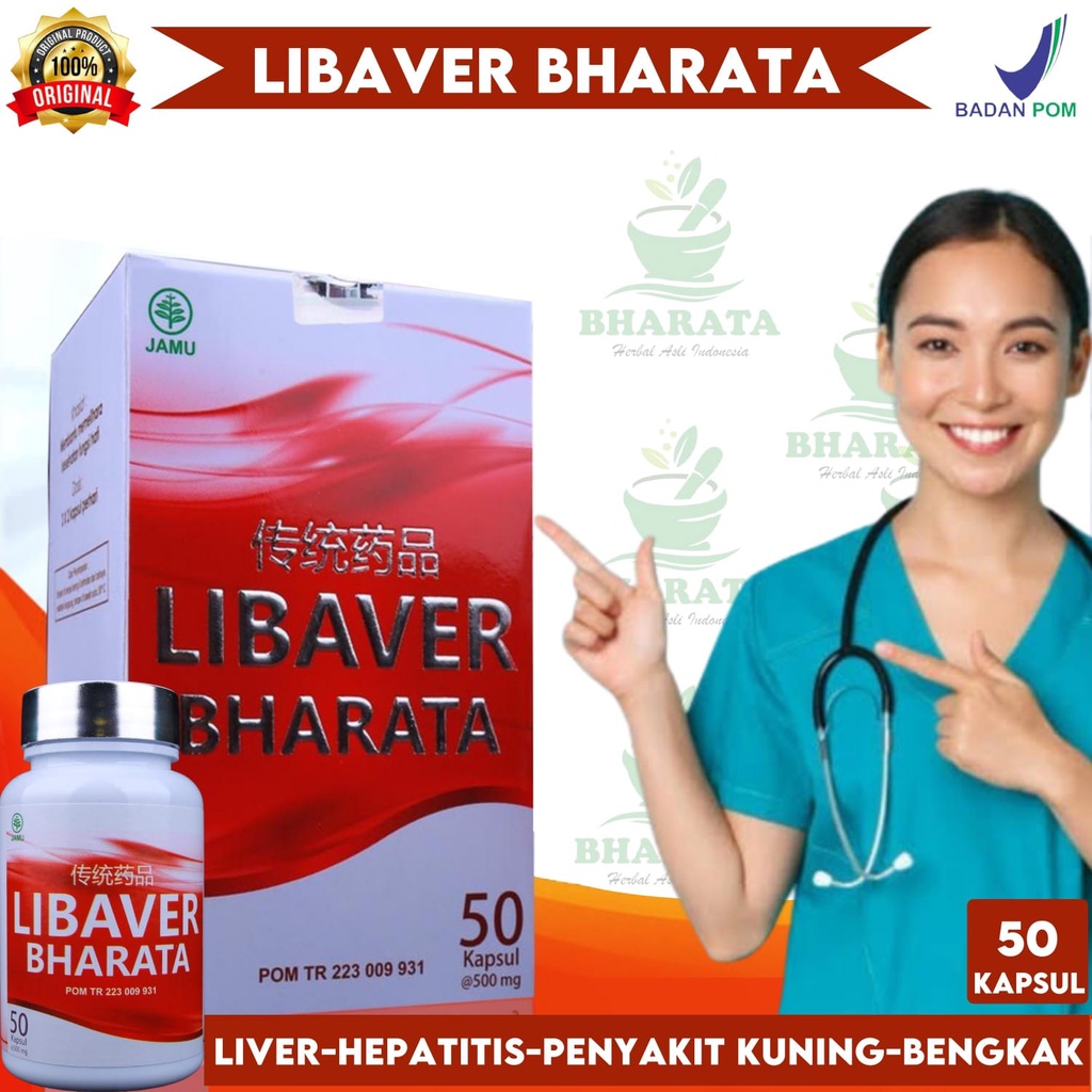 Jual Obat Hepatitis Liver Penyakit Kuning Pembengkakan LIBAVER BHARATA ...