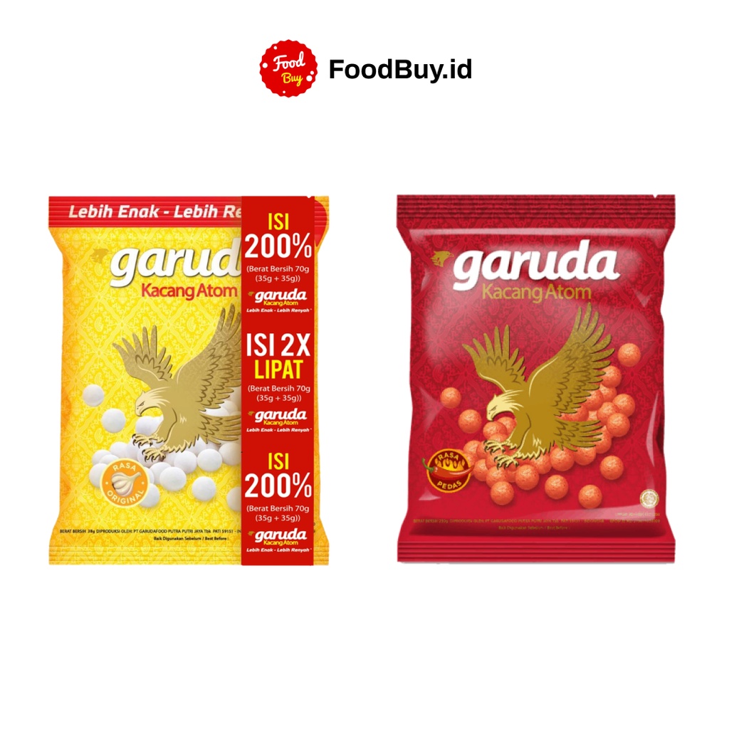 Jual Garuda Kacang Atom Original 115 gr / Rasa Pedas 100 gr | Shopee ...