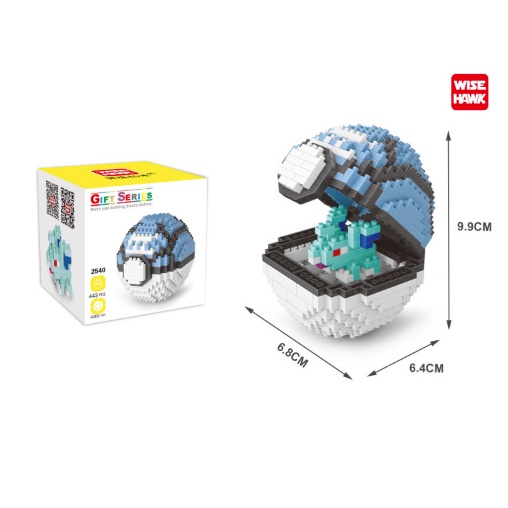 Jual Mini Nano Block Pokemon Pokeball Figure Mainan Wisehawk Balok ...