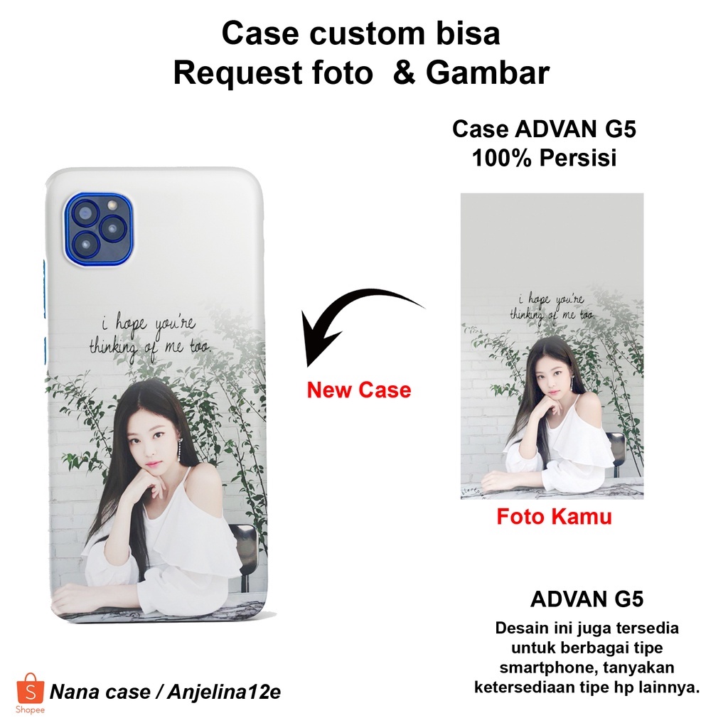 Jual CASING HP ADVAN G5 REQUEST FOTO GAMBAR SOFTCASE HP ADVAN G5 ...
