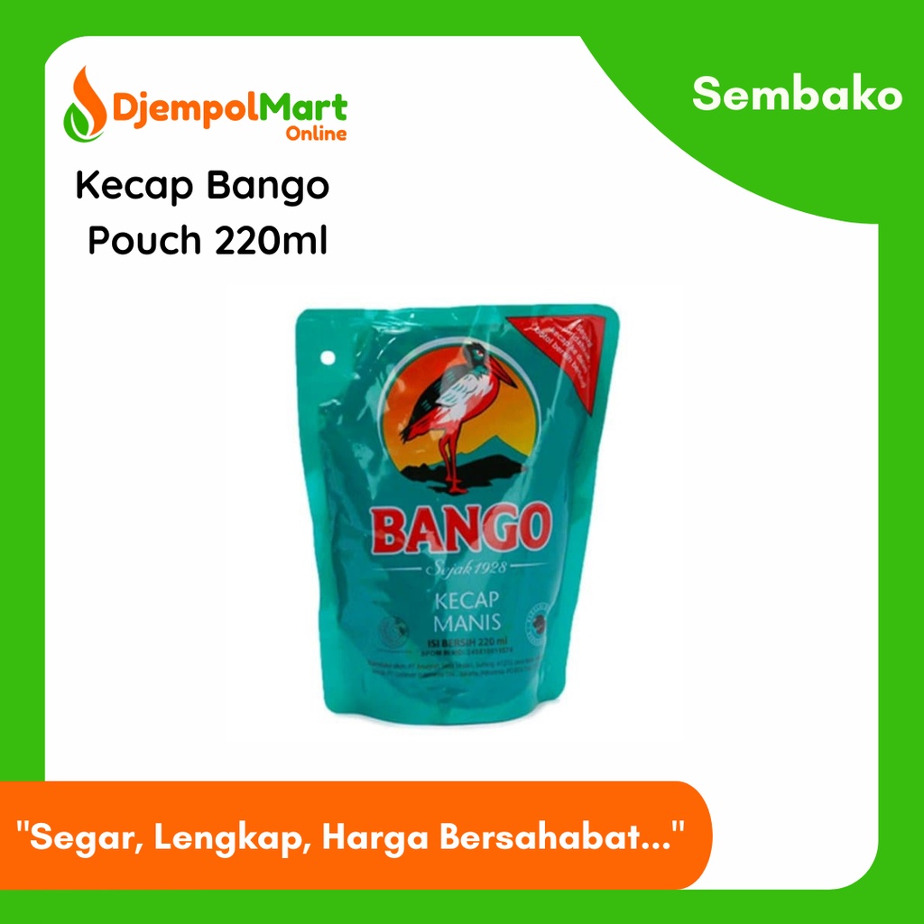 Jual Kecap manis – Bango kecap manis pouch 220ml/256 Gram | Shopee ...