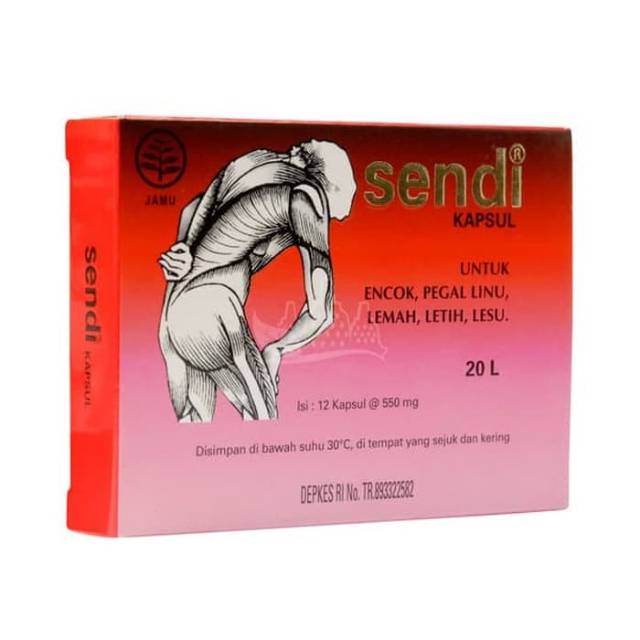 Jual Sendi 12 kapsul - untuk membantu meredakan encok dan pegal linu ...