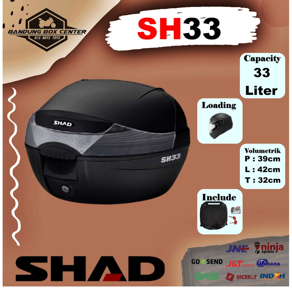 Jual Box Motor Box Touring Shad SH33 Box Shad SH33 Box Motor Shad SH 33 ...