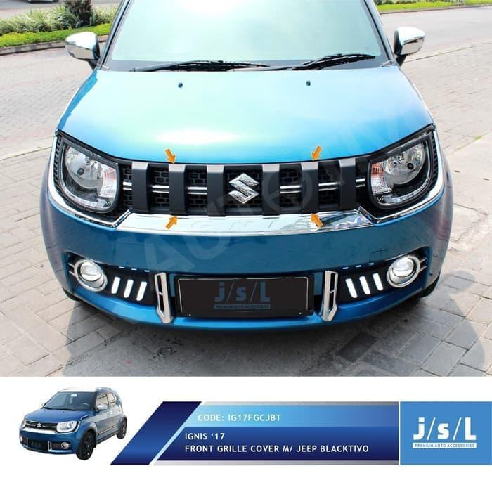 Jual Grill Depan Suzuki Ignis Model Jeep Front Grille Hitam Doff JSL p ...
