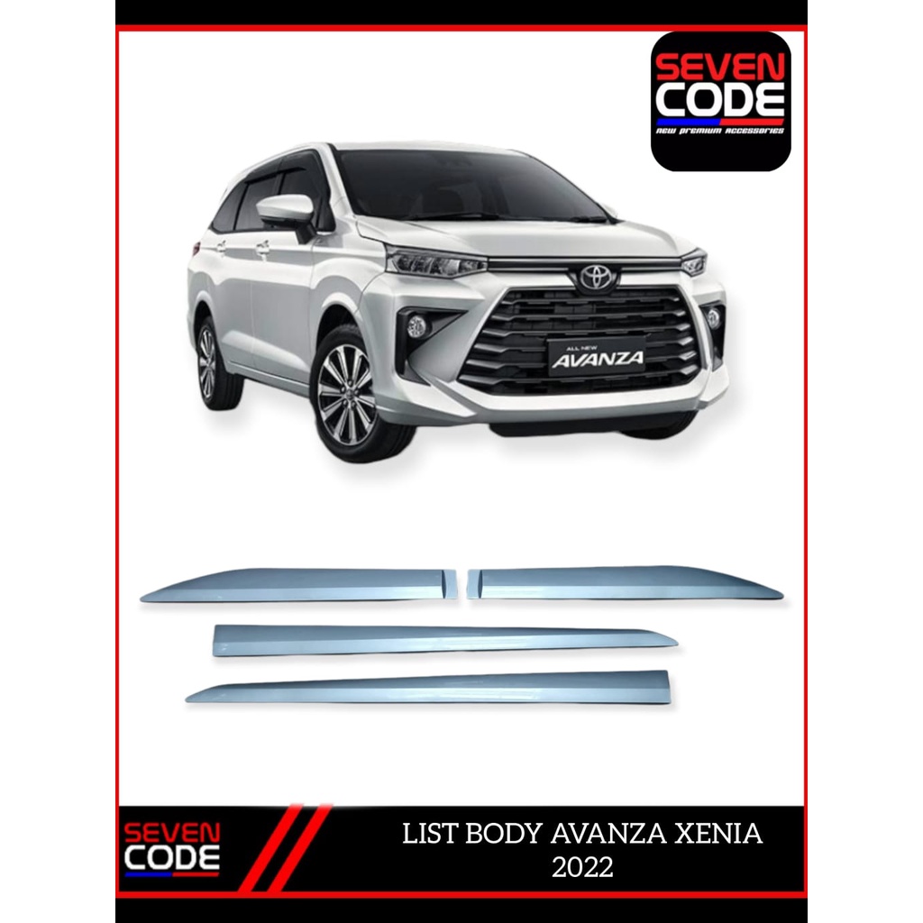 Jual LIST BODY AVANZA XENIA 2022 FACELIFT SIDE BODY MOLDING AVANZA ...