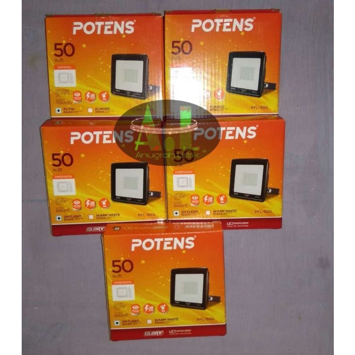 Jual lampu sorot 50w potens Glory | Shopee Indonesia