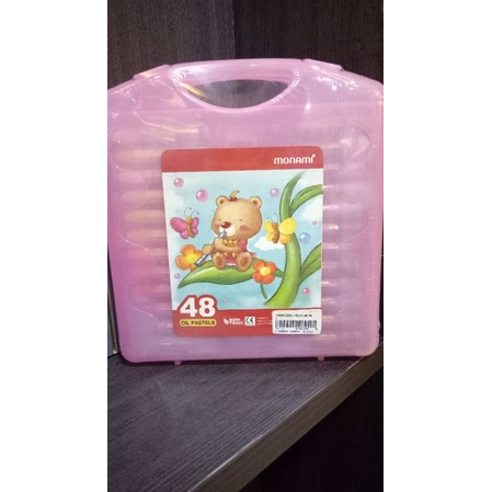 Jual Monami Bear Oil Pastel 48C - Pink | Shopee Indonesia