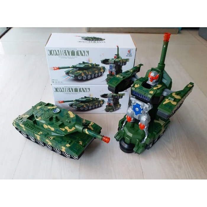 Jual MAINAN MOBIL ROBOT COMBAT WAR TANK DEFORMATION MILITARY WAR TANK BESAR | Shopee Indonesia