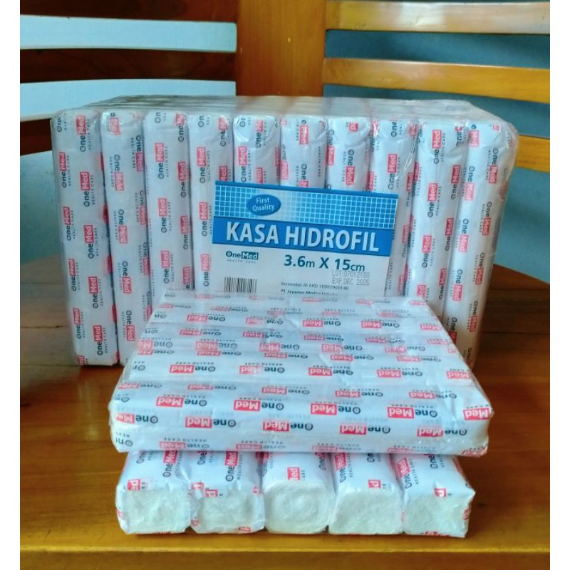 Jual Kasa Verban Gulung 15cm Kasa Kain Perban Pembalut 5 Roll Onemed ...