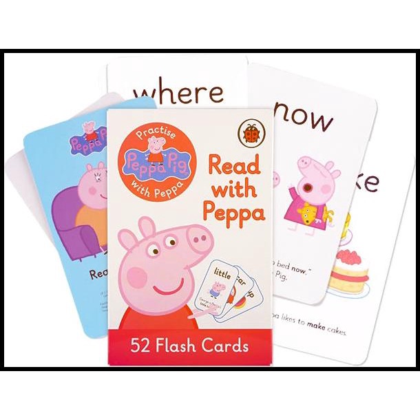 Jual Peppa Pig Read With Peppa ( 52 Flash Cards ) | Shopee Indonesia