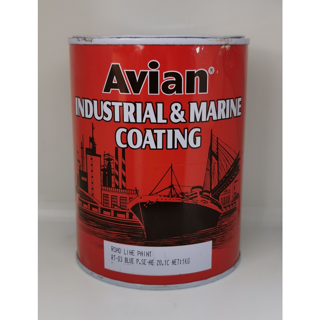 Jual Cat Marka Jalan | Avian Roadline RT03 Blue 1 KG (utk Wilayah ...