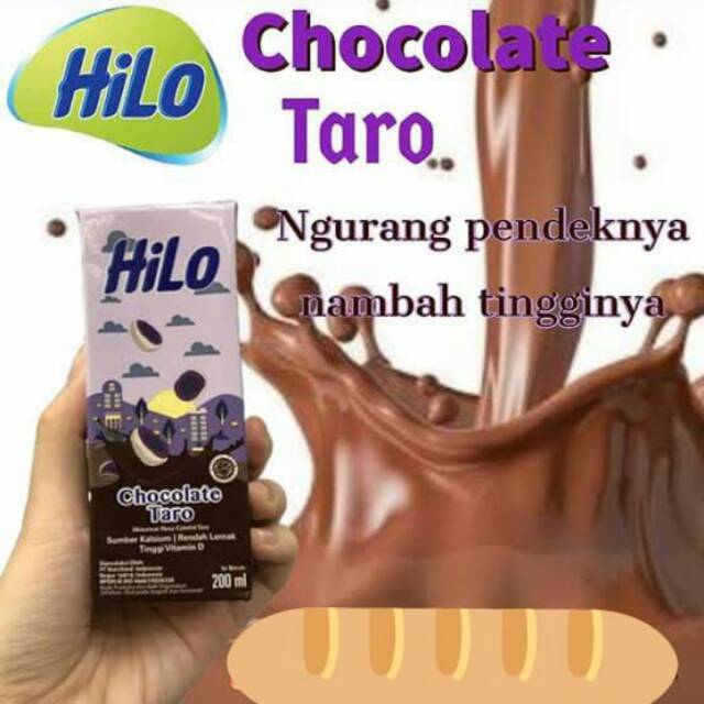 Jual Hilo Coklat Chocolate Taro minuman UHT 200m | Shopee Indonesia