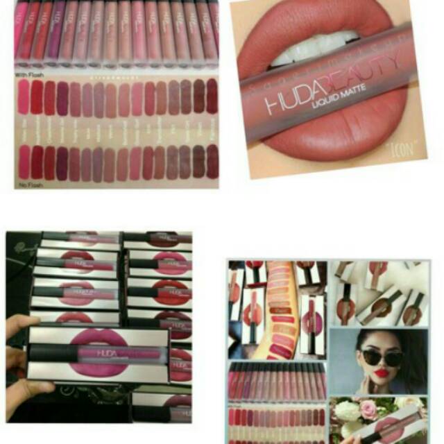 Jual HUDA BEAUTY LIQUID MATTE WITH BOX | Shopee Indonesia