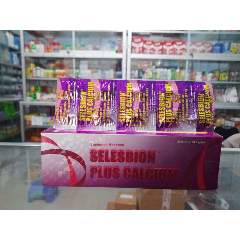 Jual SELESBION PLUS CALCIUM TABLET ISI10 | Shopee Indonesia