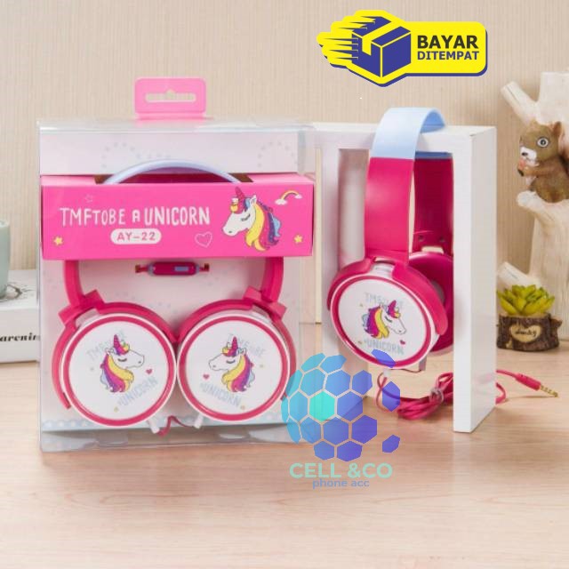 Jual Headphone Kartun Unik&Lucu Buat Anak Anak/Headset Nyaman Di ...