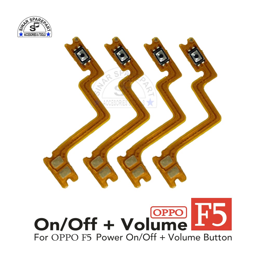 Jual Power On Off Volume OPPO F5 Switch On/Off F5 Flexible Ori | Shopee ...