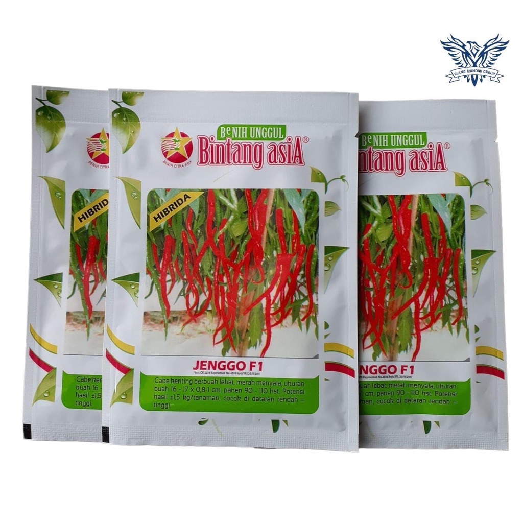 Jual Jenggo F1 10gr Benih Cabe Keriting Bintang Asia 100% Original ...