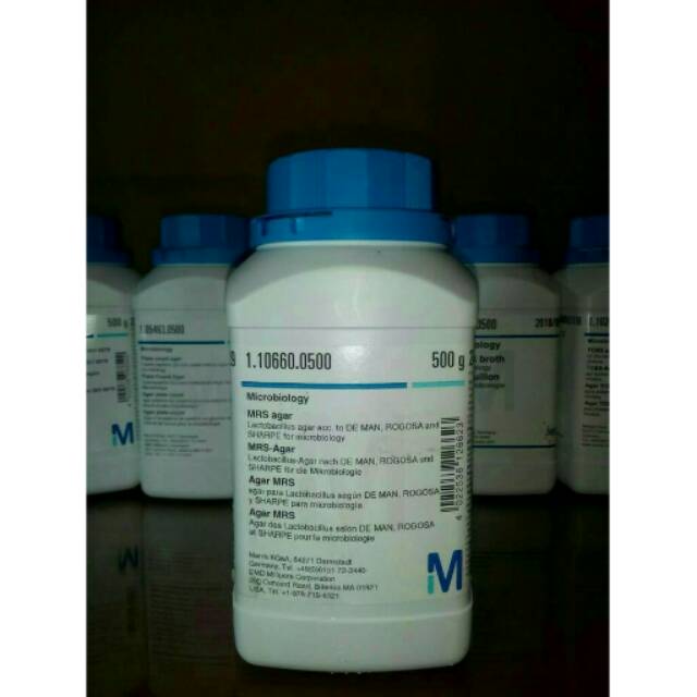 Jual Media microbiologi MRS agar 500 gr Merck cat. 1.10660.0500 ...