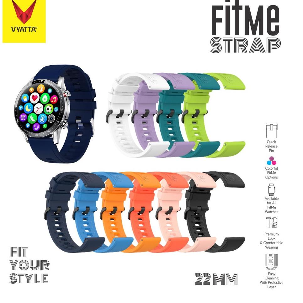 Jual VYATTA Fitme ap 22mm for Fitme Smartwatch N19P | Shopee Indonesia