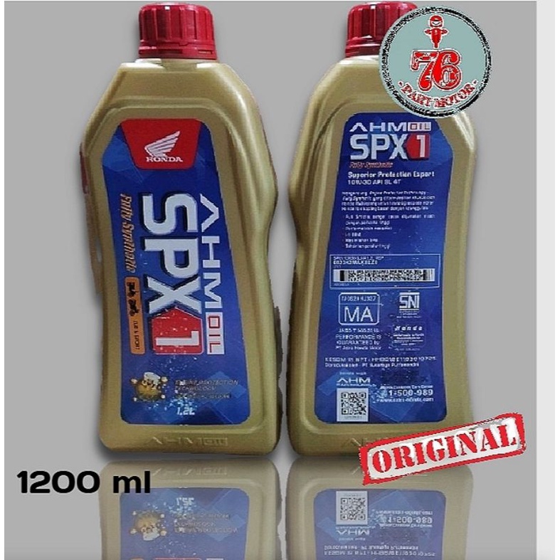 Jual OLI ORIGINAL HONDA SPX 1 (full synthetic) 1.2 lt | Shopee Indonesia