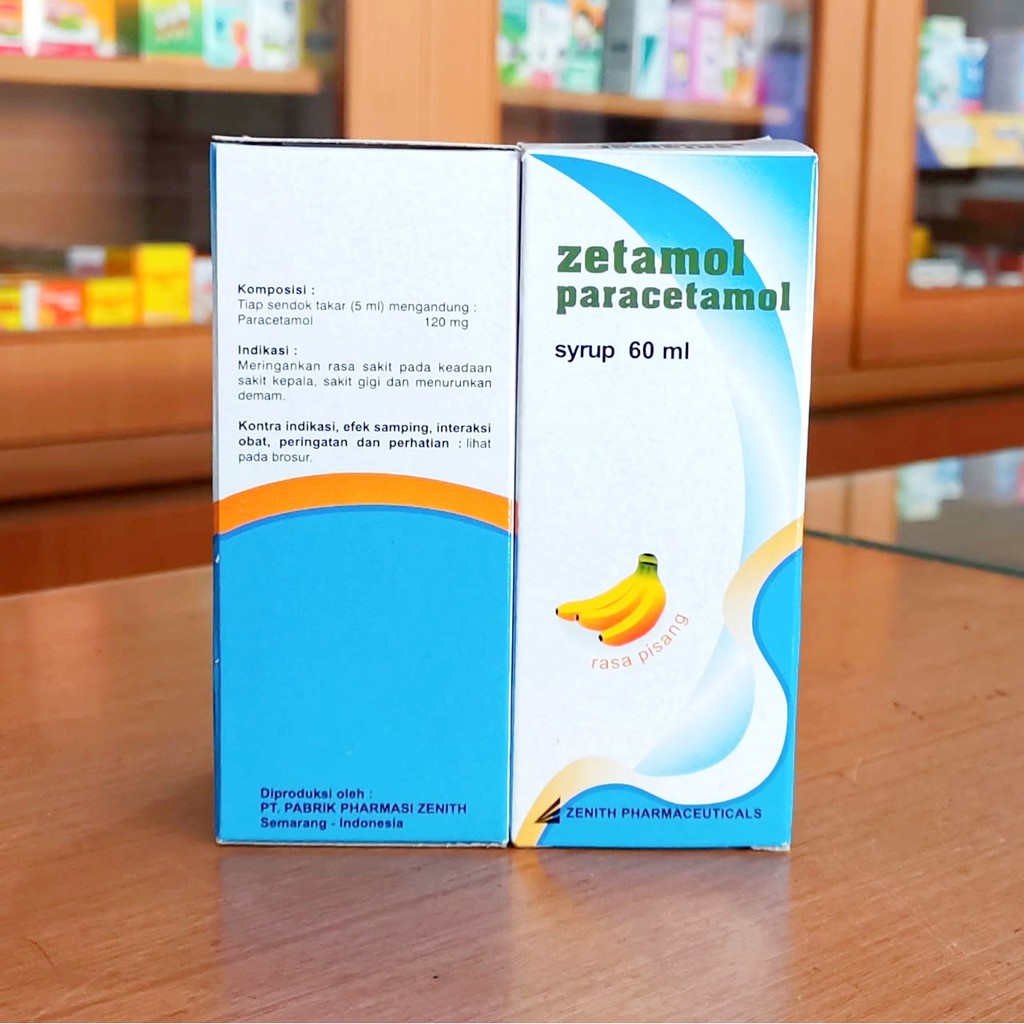 Jual Zetamol Paracetamol Syrup 60 ml | Shopee Indonesia