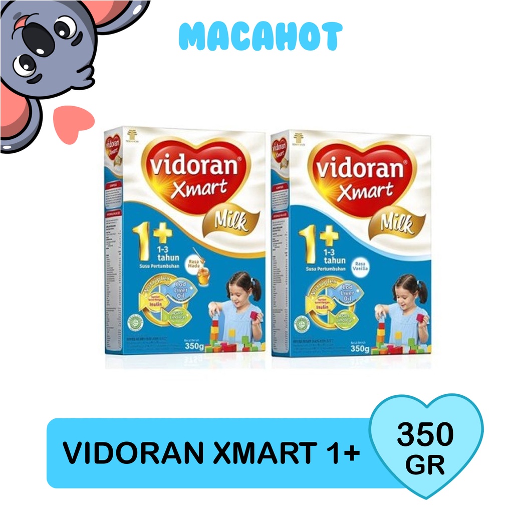 Jual MC VIDORAN XMART 1+ 350GR VANILA MADU VIDORAN SMART 350 GR 350GRM ...