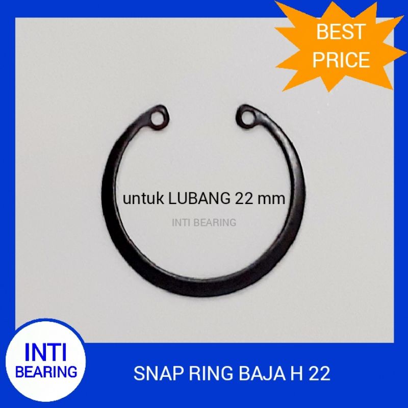 Jual SNAP RING H22 H 22 H-22 CIRCLIP KLIP PENGUNCI SNAPRING INTERNAL RETAINING RING C TYPE ...