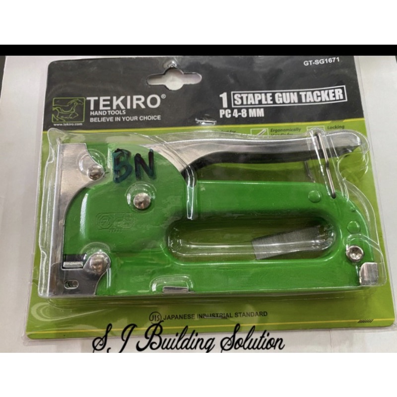 Jual Staple Gun Tacker Staples Besi Stapler Hekter TEKIRO Bagus 4 mm ...