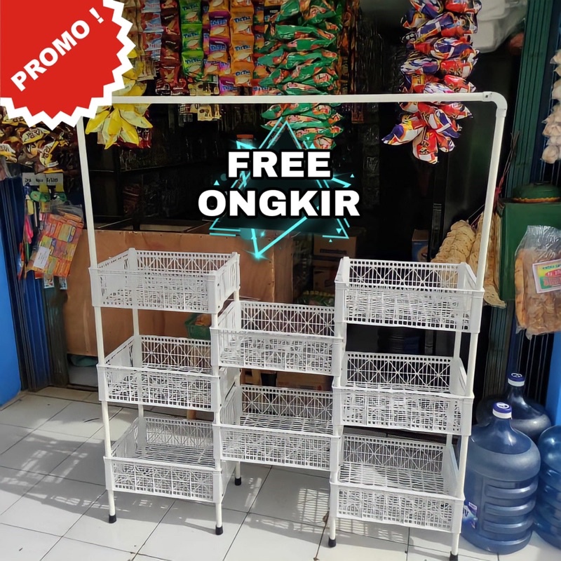 Jual RAK JAJANAN WARUNG RAK SERBAGUNA RAK GANTUNG RAK , RAK CIKI RAK ...