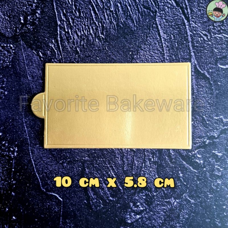 Jual Alas Tiramisu Slice Tatakan Kue Mini Cheese Cake Tart Gold Round ...
