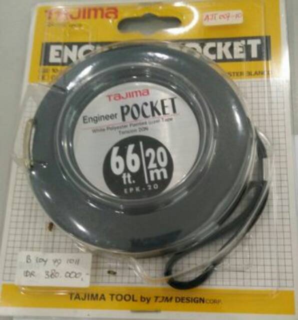 Jual TAJIMA Engineer Pocket 20 Meter - Measuring Tape 66 Ft - EPK 20 Made In Japan | Shopee ...