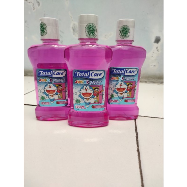 Jual total care mouthwash junior strawberry 250ml obat kumur total care ...