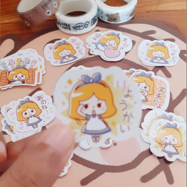 Jual Premium Sticker Pack Cute Smol Girl 45pcs | Shopee Indonesia