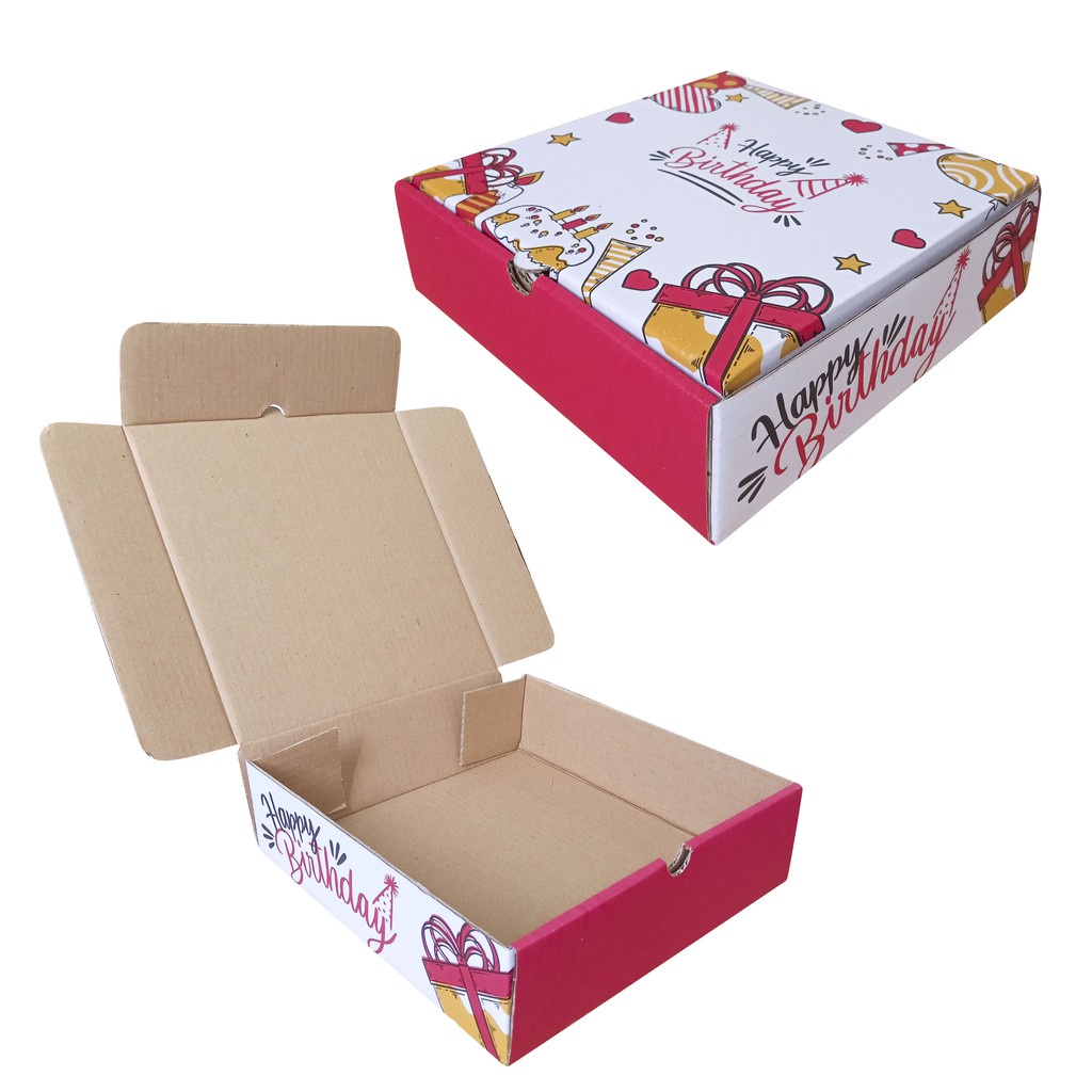 Jual Kardus ukuran 24x24x7 I Box Custom I Box 24x24x7 cm LD I Sablon ...