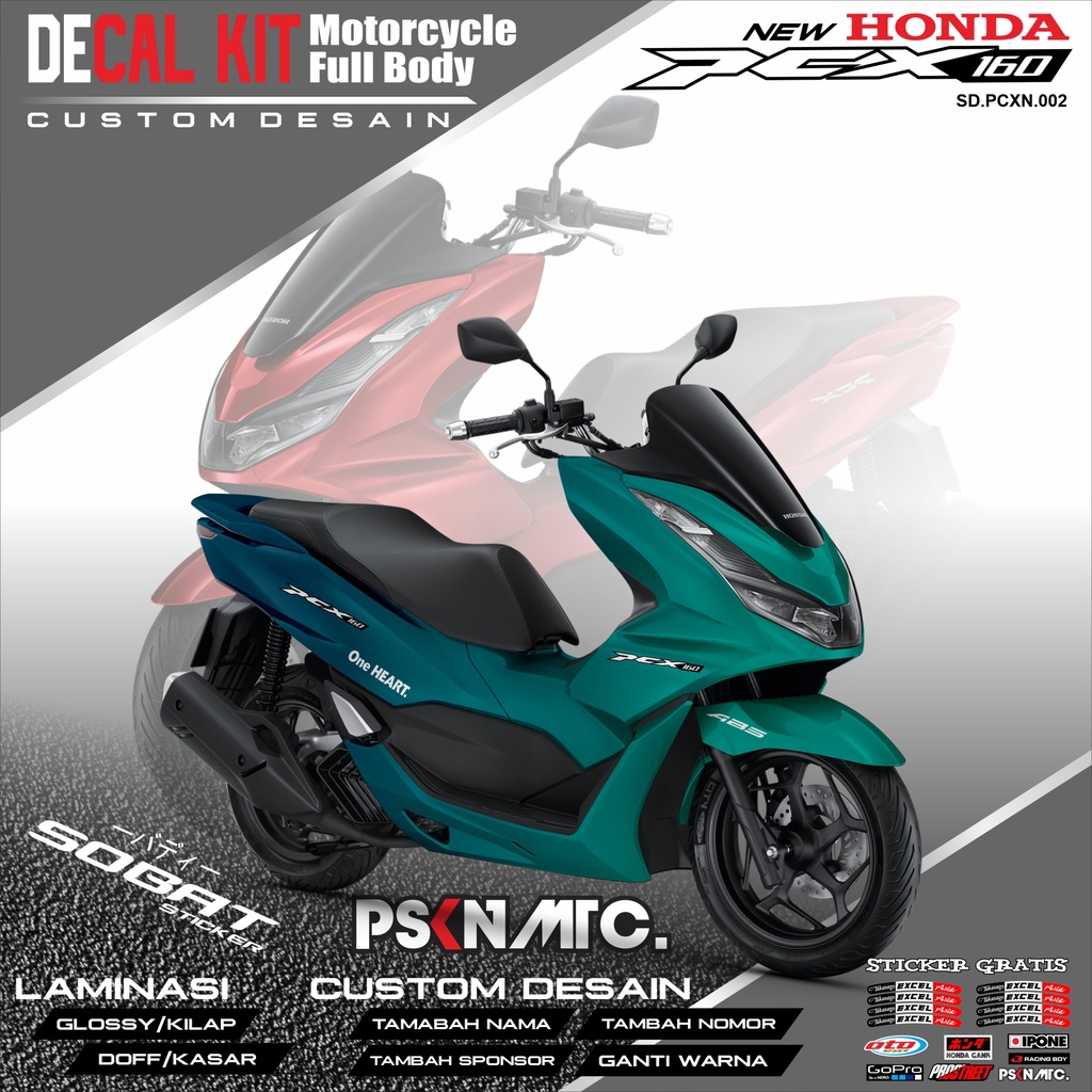 Jual Decal PCX 160 - Dekal Stiker Striping Fullbody Fullblock List ...