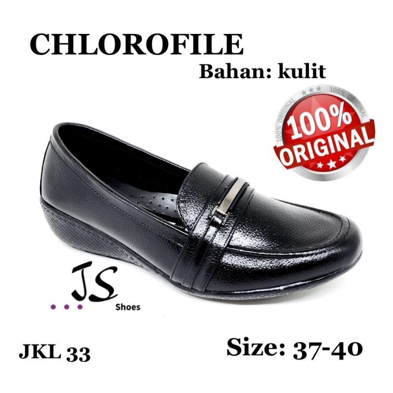 Jual CHLOROFILE JKL 33 - SEPATU FANTOFEL KULIT WANITA DEWASA MERK ...