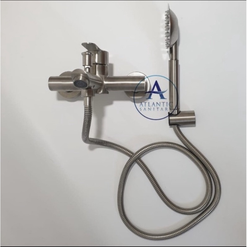 Jual Kran shower panas dingin set stainless 304 | Shopee Indonesia