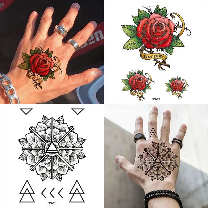 Jual Tato Sementara Mesir kematian Tengkorak Hewan Palsu Tatto Tangan ...