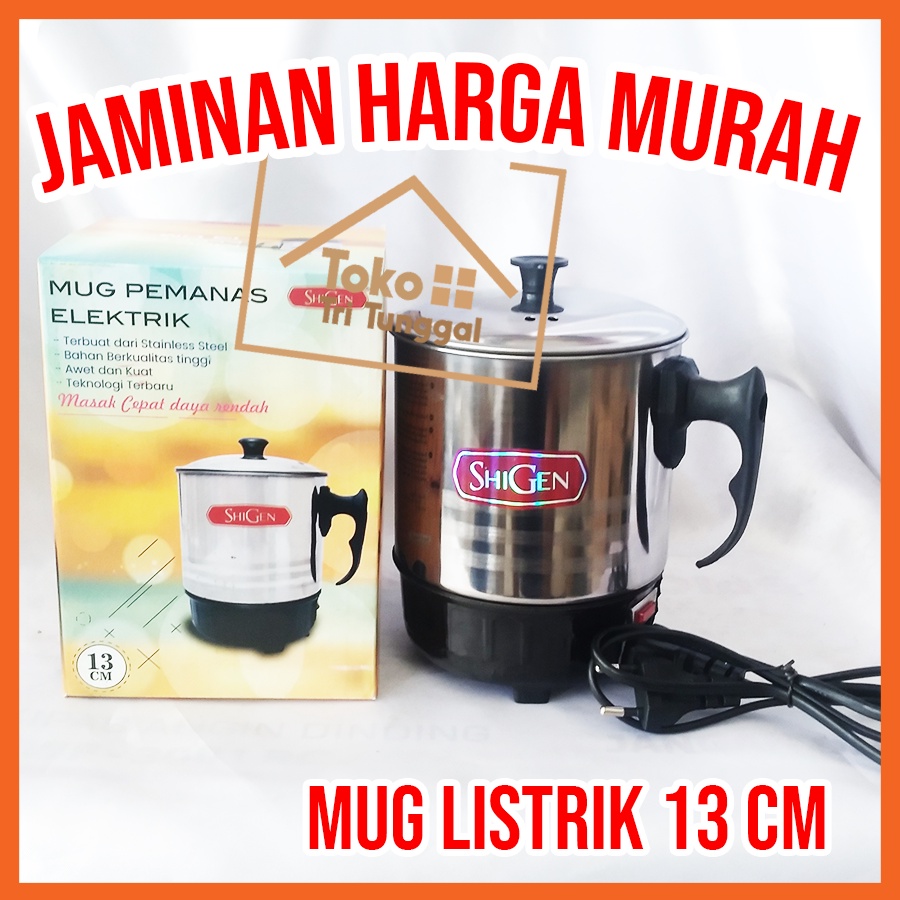 Jual Mug Listrik SHIGEN 13 cm Teko Ketel Pemanas Air Heater Model Gelas ...