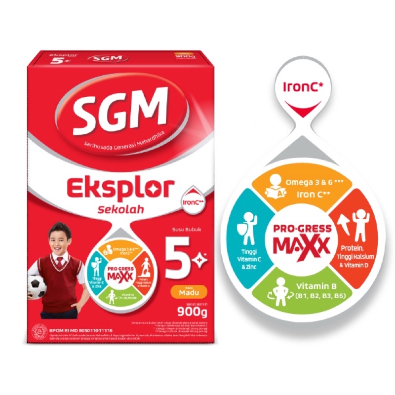Jual SGM EKSPLOR 5+ MADU 900G | Shopee Indonesia