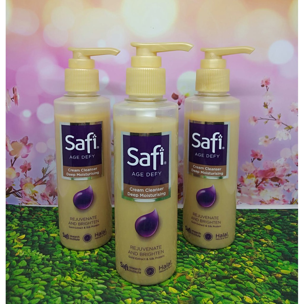 Jual SAFI AGE DEFY CREAM CLEANSER DEEP MOISTURIZING 150ML | Shopee ...