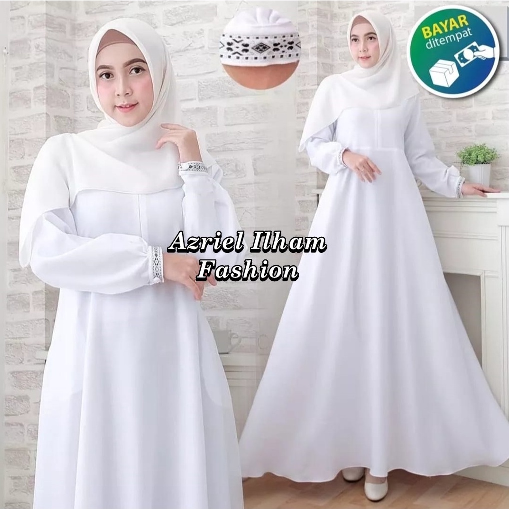 Jual Pakaian Gamis Wanita Trend Masakini Nabilla Maxi Kekinian | Shopee ...