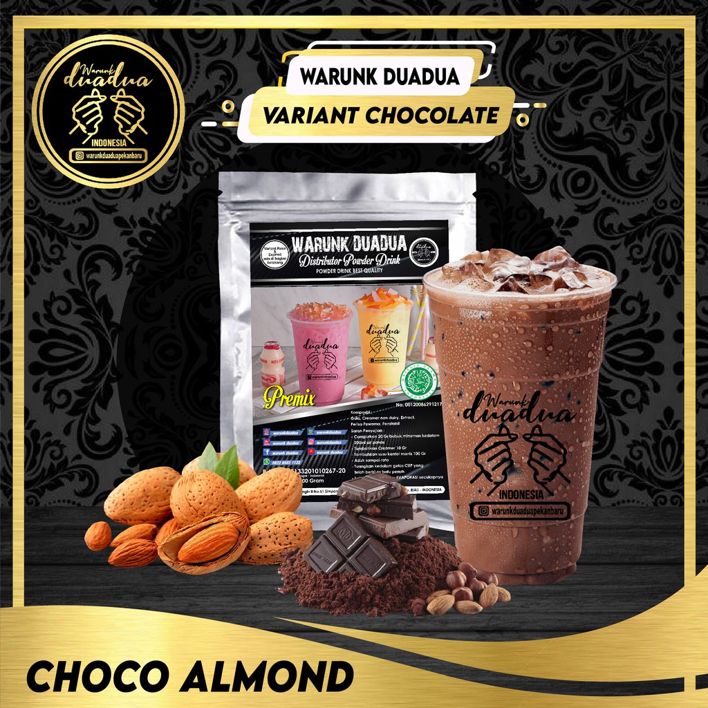Jual CHOCO ALMOND 1kg / Bubuk Minuman Premix Rasa Choco Almond Powder ...