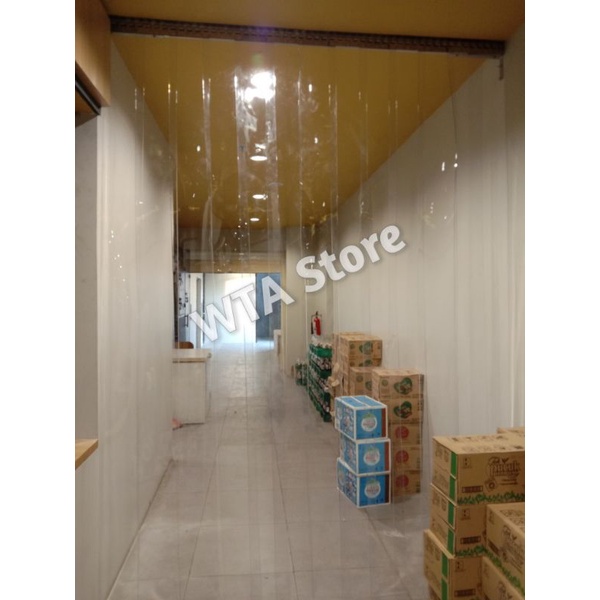 Jual TIRAI PVC STRIP CURTAIN TIRAI PLASTIK CURTAIN Lengkap BRACKET ...
