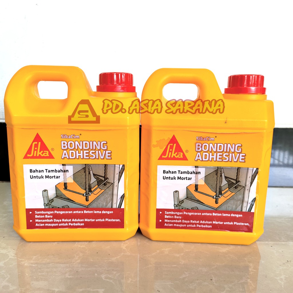 Jual SikaCim Bonding Adhesive Agent 900ml / Lem Sambungan Beton Lama ...
