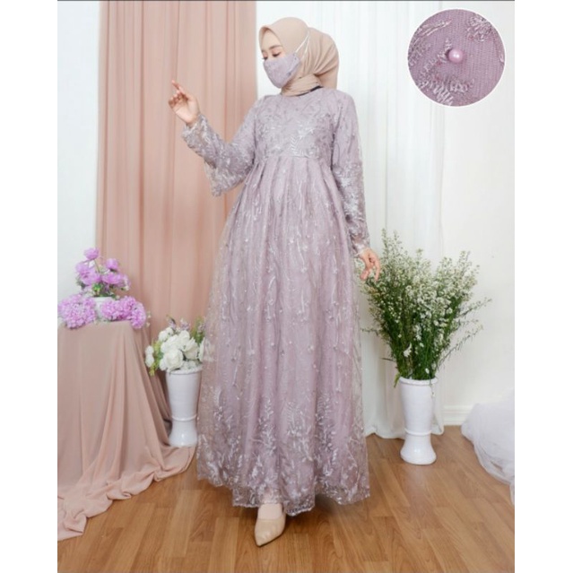 Jual GAMIS PESTA ~ KEBAYA MODERN ORIGINAL TERBARU 2021 ~ GAMIS REMPEL ...