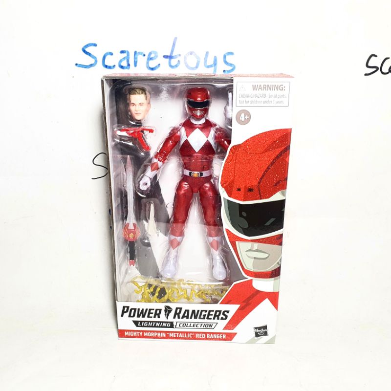 Jual Lightning Collection Power Rangers Mighty Morphin Metallic Red Ranger - Zyuranger Merah ...