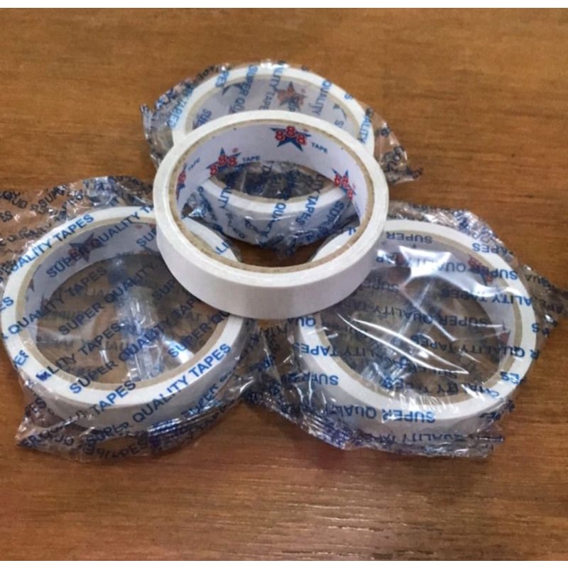 Jual Isolasi Double Tape Ukuran 24mm x 12yard | Shopee Indonesia